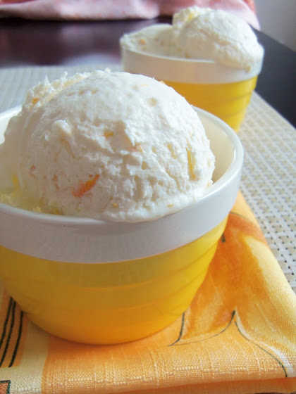 Simply Romanesco: Orange-Lemon Ice Cream