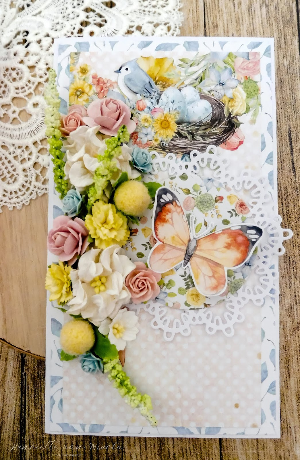 Crafteezee Shop: Spring card with Mintay Bloomville