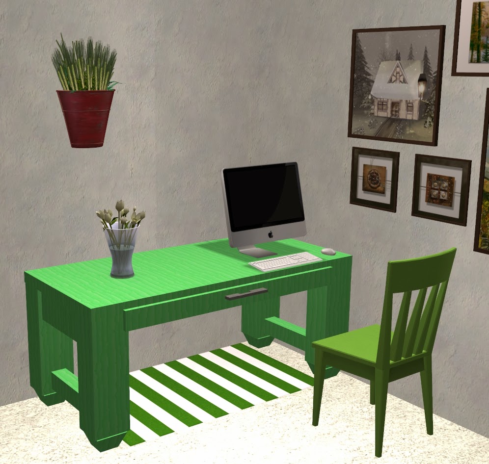 TheNinthWaveSims: The Sims 2 - Doodlebug 2 Tile Desk