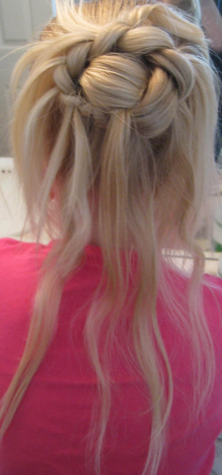 Feather Braided Bun Tutorial (she: Becky) - Or so she says...