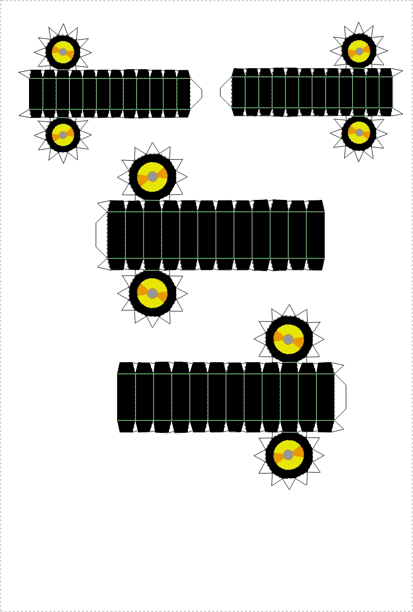 PaperCraft: Kart de Luigi
