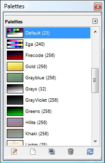 brainwave: How to create a 3-bit colour palette in Gimp