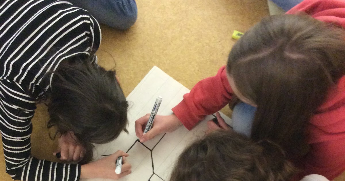 bilder från dagens mattelektion i 5a