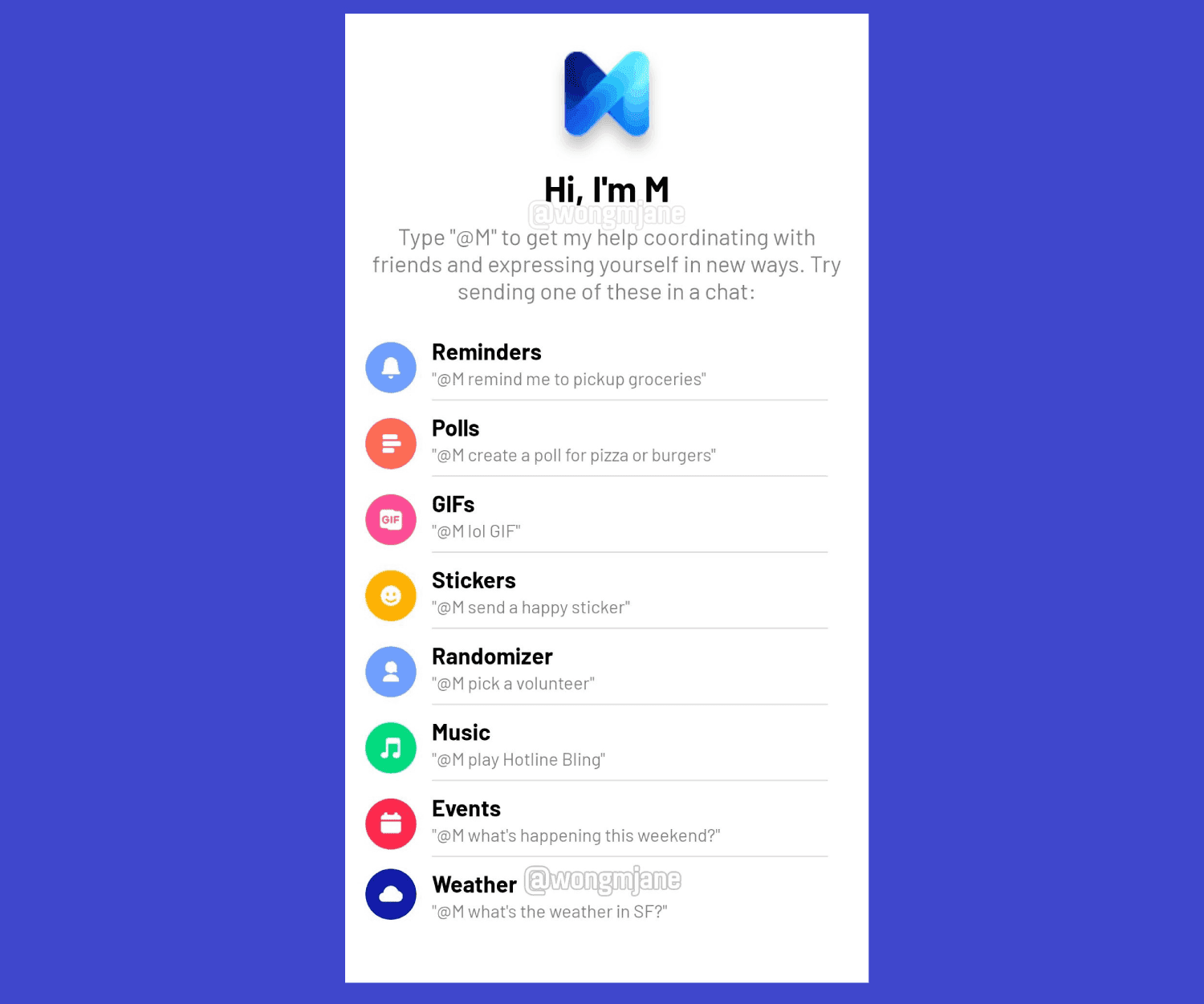Facebook Messenger Gives its Automated Assistant 'M' a New Onboarding ...