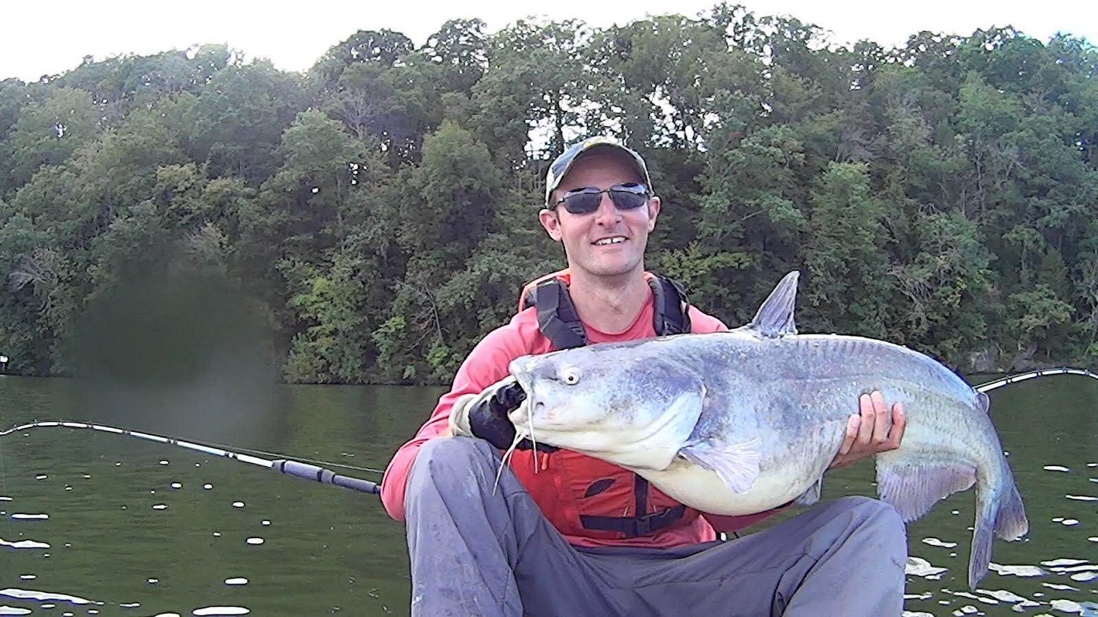 Post Cold Front Blue Catfish - Kayak Catfish