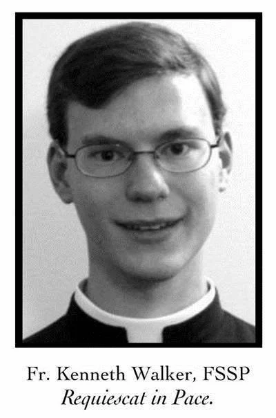 New Liturgical Movement: A Tribute to Fr. Kenneth Walker, F.S.S.P.