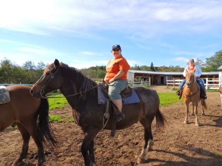 Teena in Toronto: Horseback riding at Broadleaf Ranch, NB