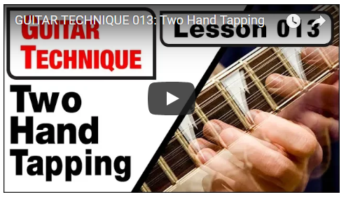 GUITAR TECHNIQUE 013: Two Hand Tapping | Creative Guitar Studio