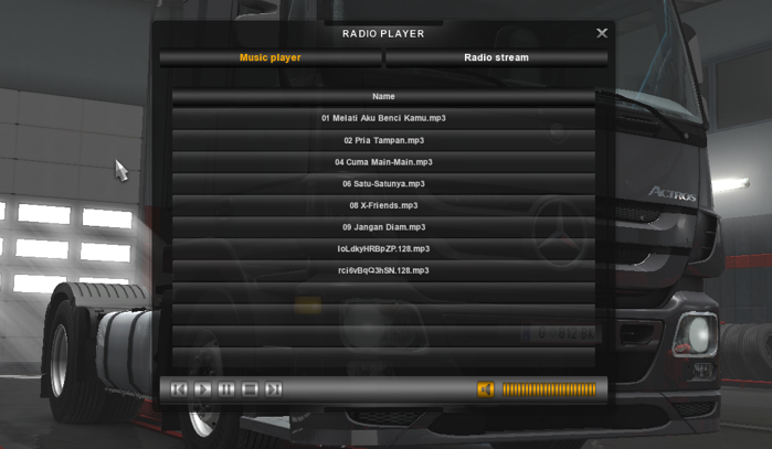 Memasukan dan sekaligus Memainkan Music di ETS 2