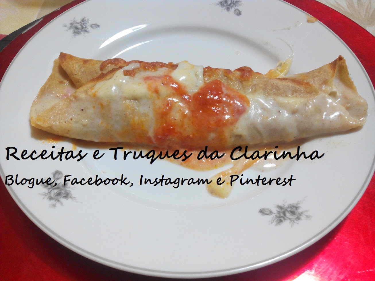 Receitas e Truques da Clarinha: Crepes gratinados recheados com pasta ...