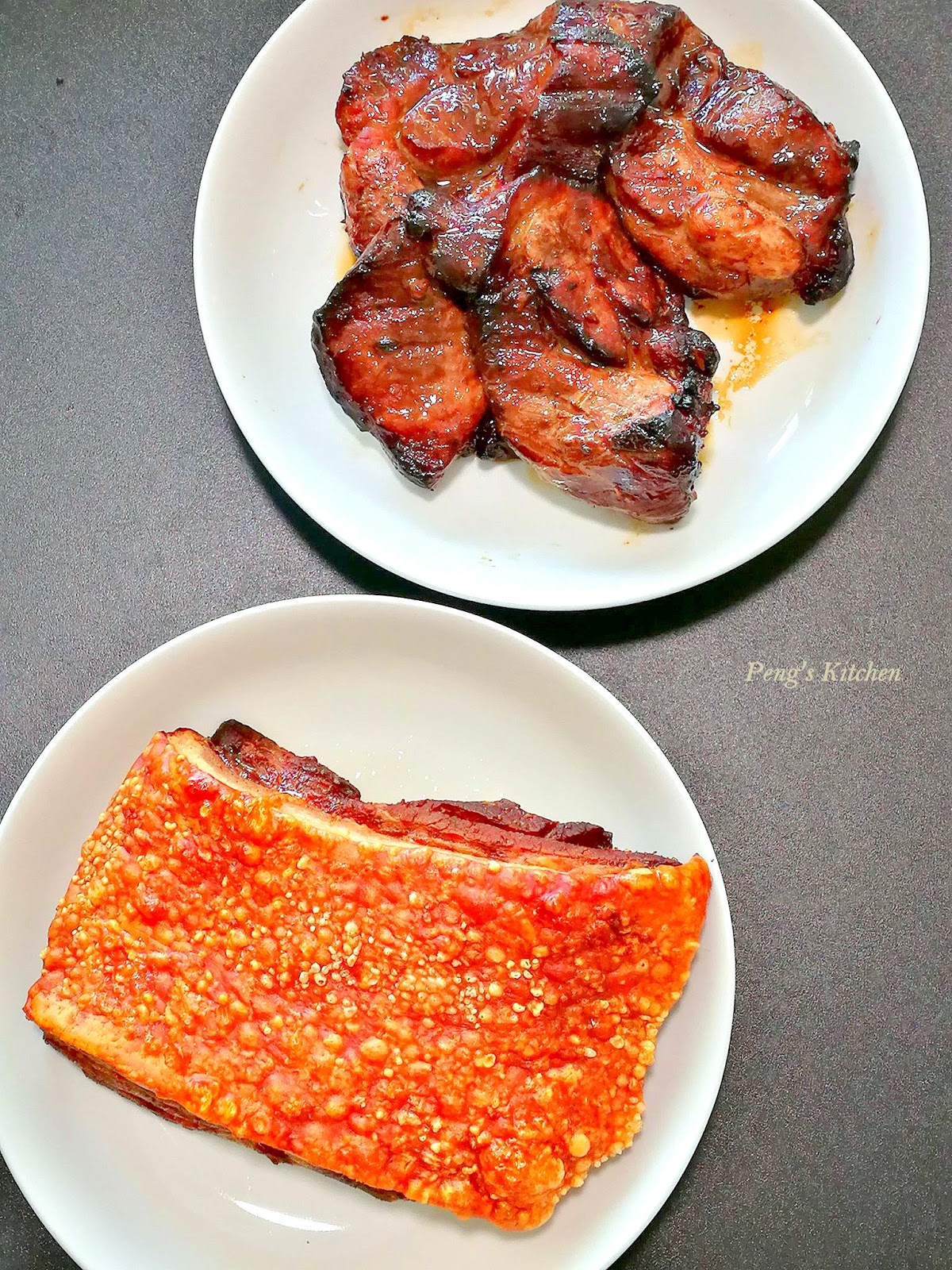 Peng's Kitchen: Air Fried Sio Bak & Char Siew