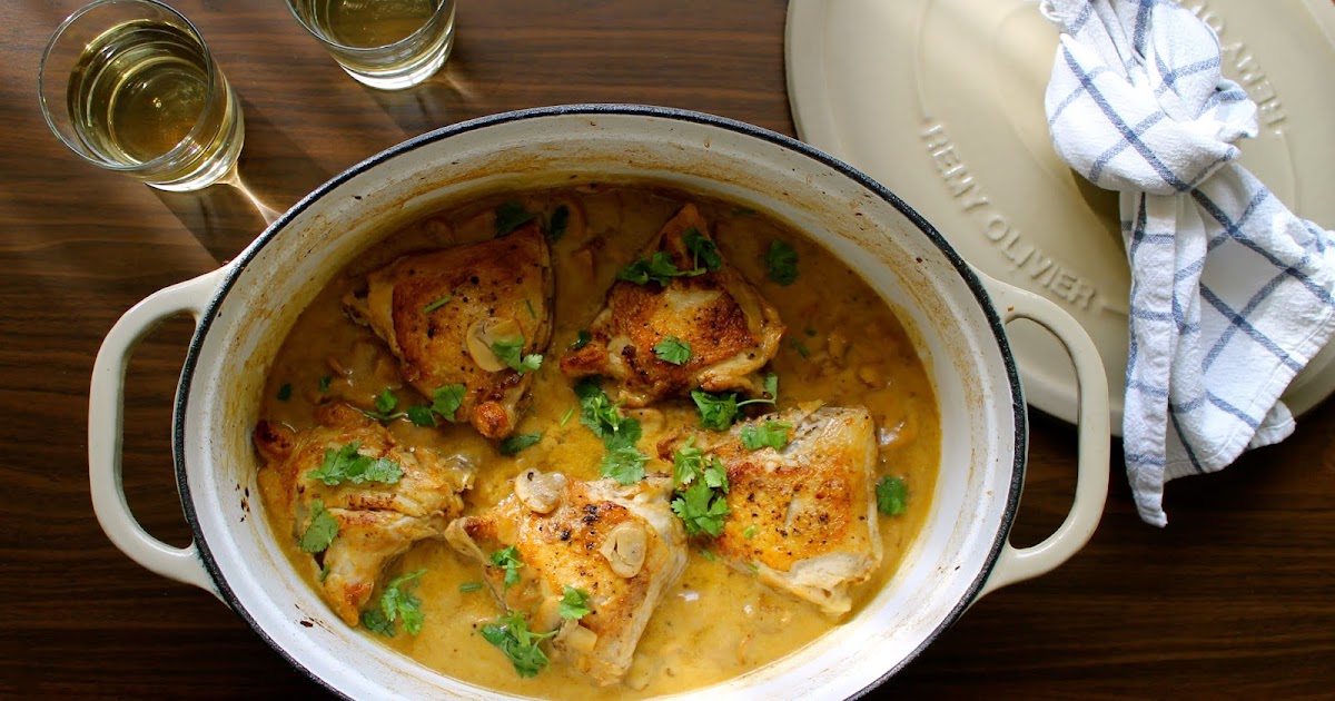 Poulet au Riesling — Tartines et Champagne