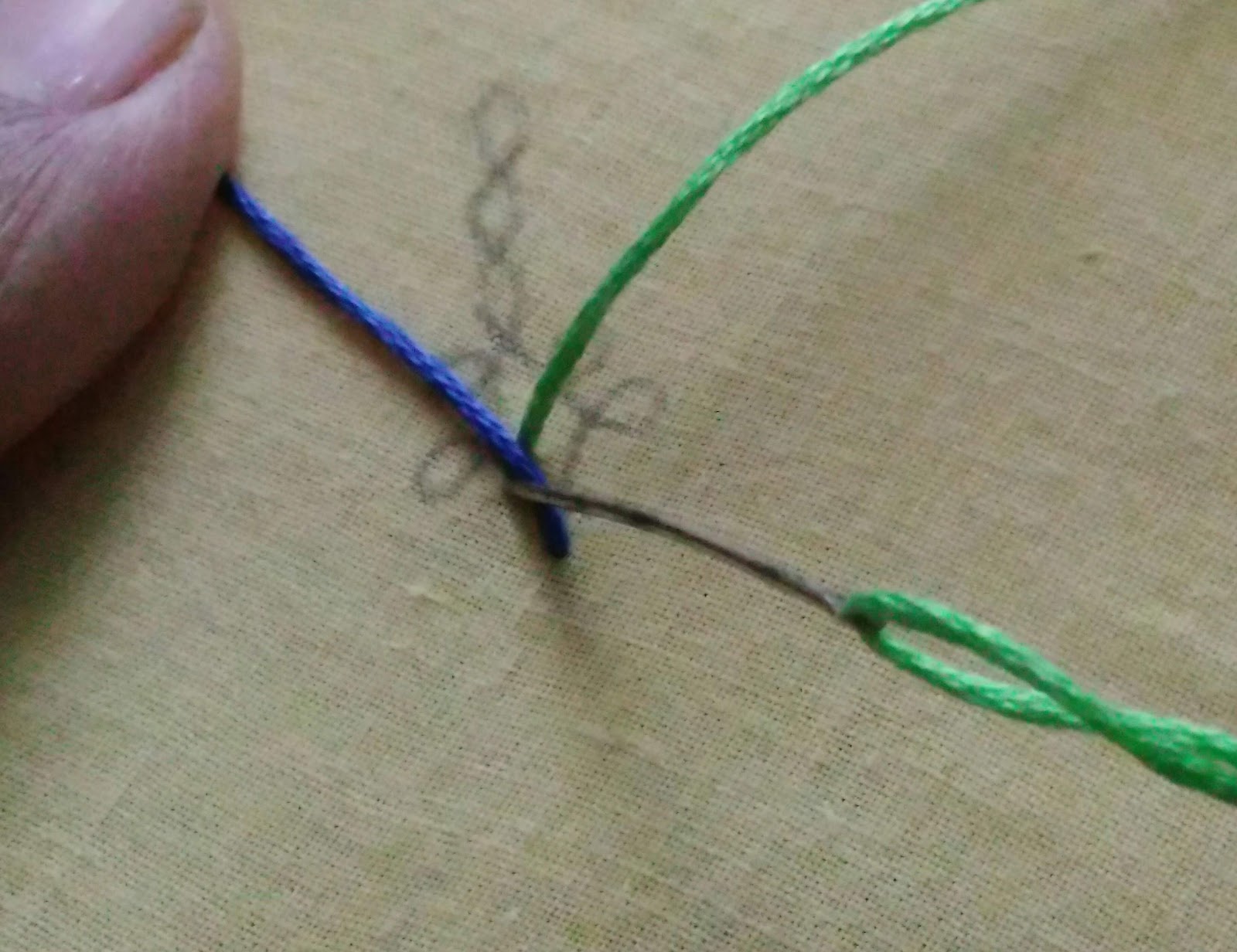 Samsrisht Embroidery: Couching / Couch Stitch