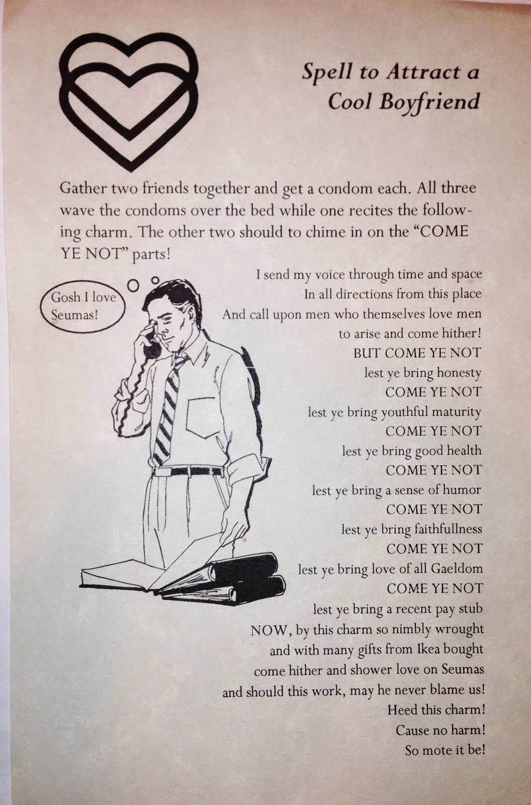 Seumas Gagne: Spell to Attract a Cool Boyfriend