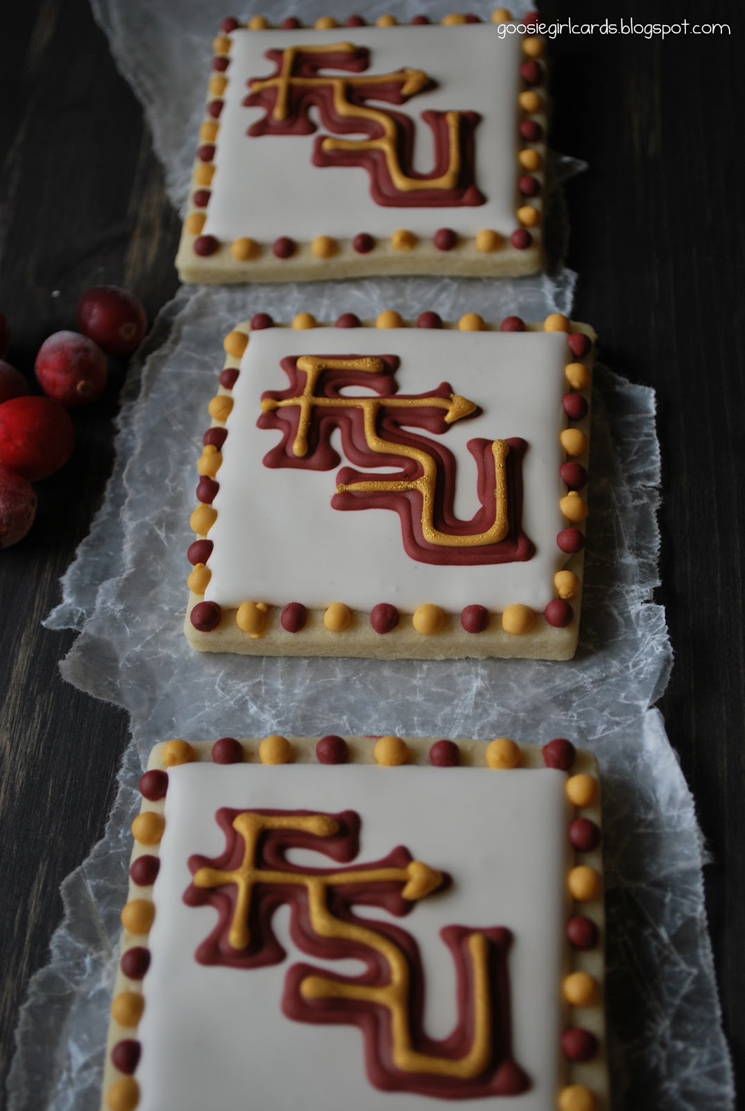 Goosie Girl: FSU Cookies