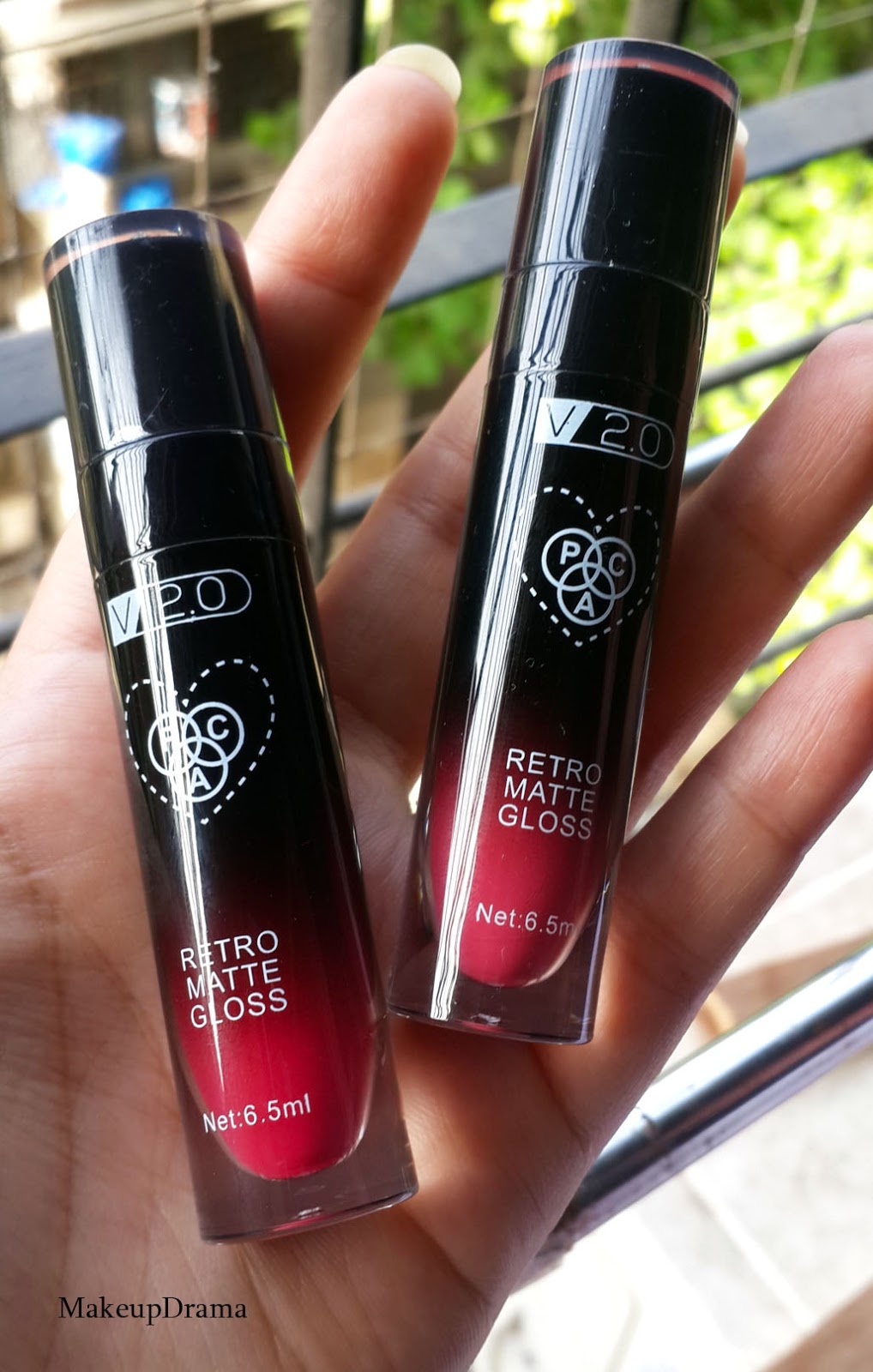MakeupDrama: PAC Retro Matte Lip Gloss & Matte Lipstick: Review