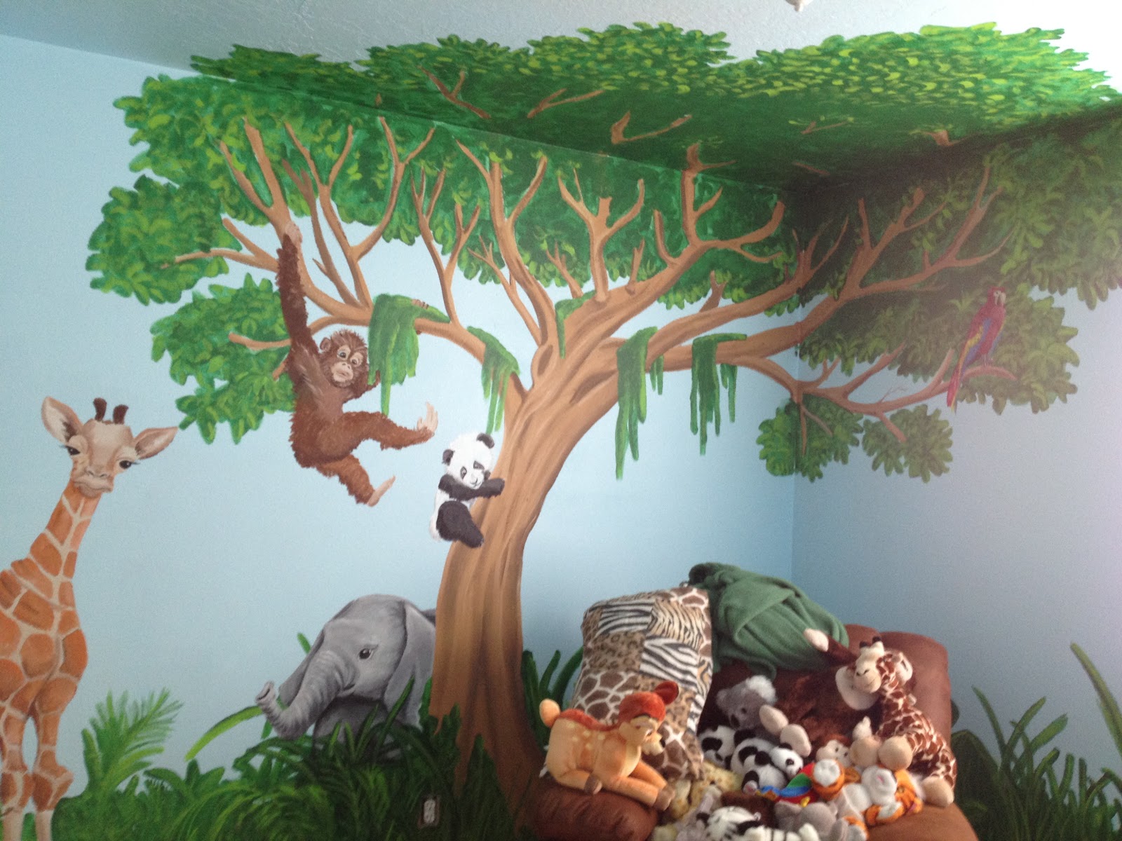 Bawden Fine Murals: Wild Animal room