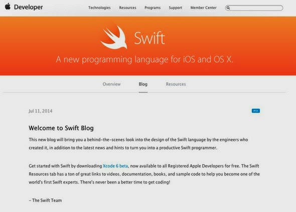 CIENCIAS BÁSICAS & SABER: Apple lanza "Swift", su nuevo lenguaje de ...