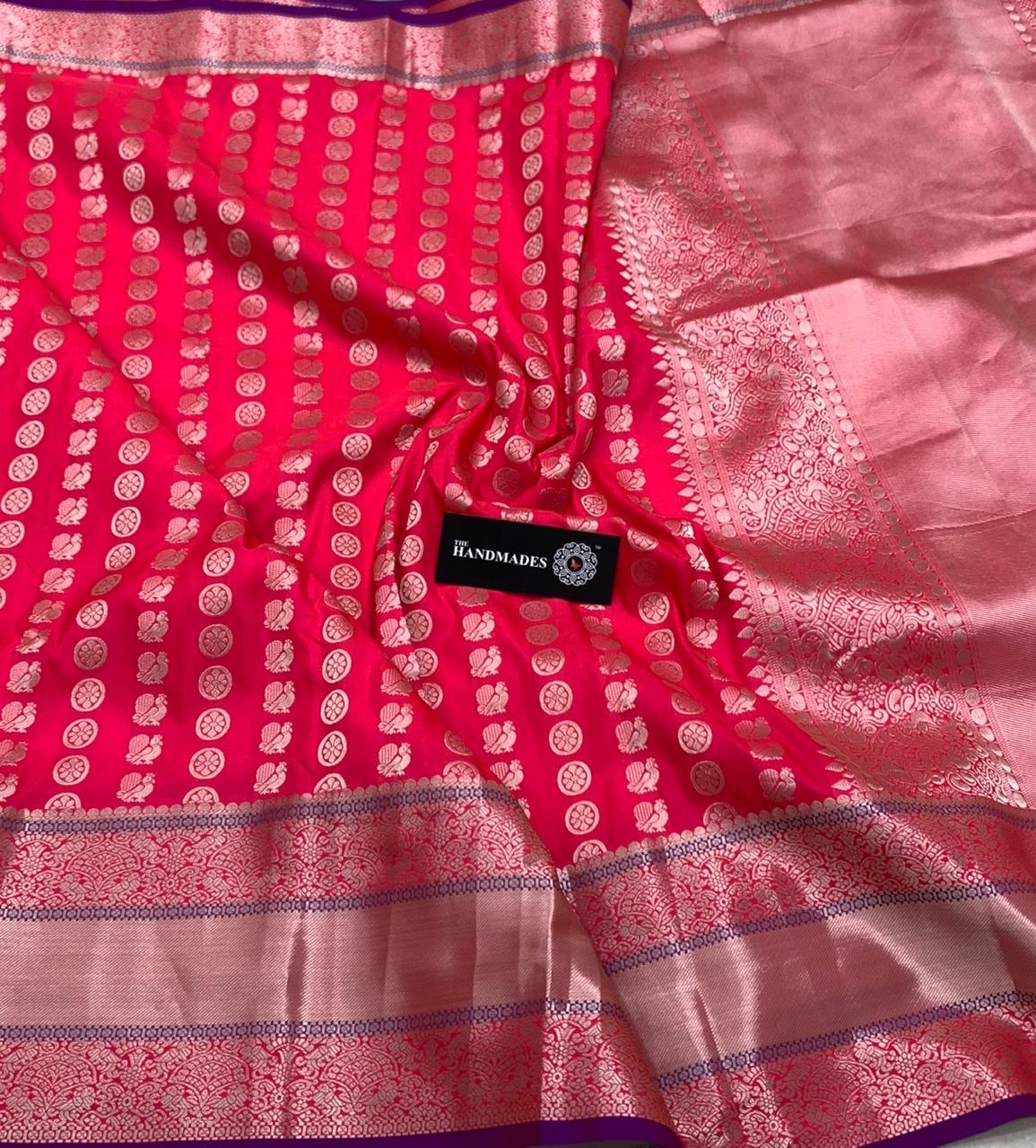 Semi Silk Sarees with Heavy design