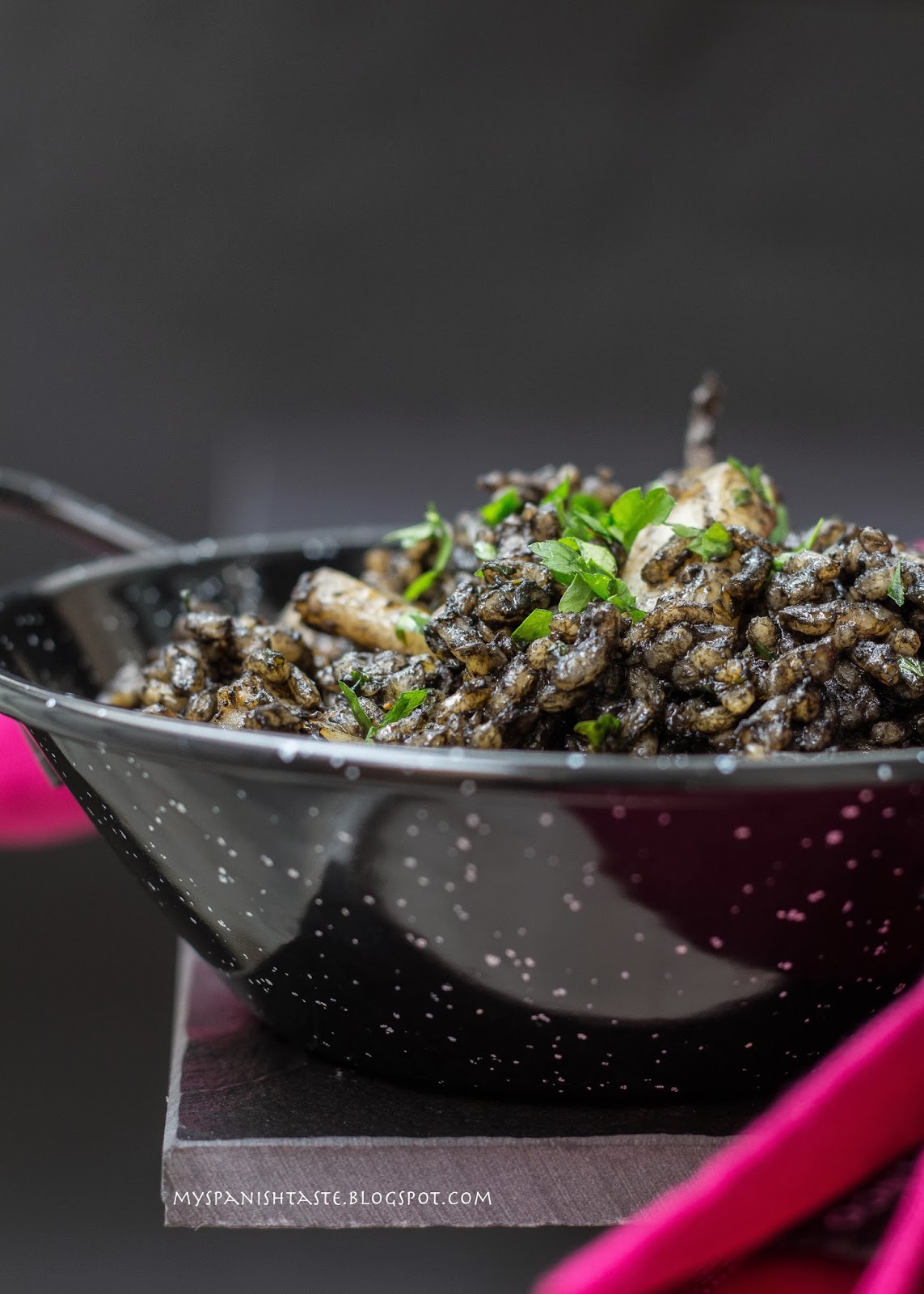 My Spanish Taste: Black rice with cuttlefish