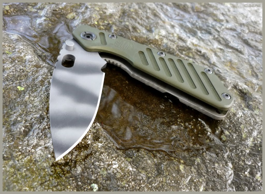SERE - KNIVES & PHOTOGRAPHY: Strider SMF : Green Aluminum