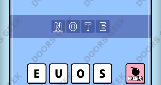 Escape Room: Mystery Word Level 87 Answer ~ Doors Geek