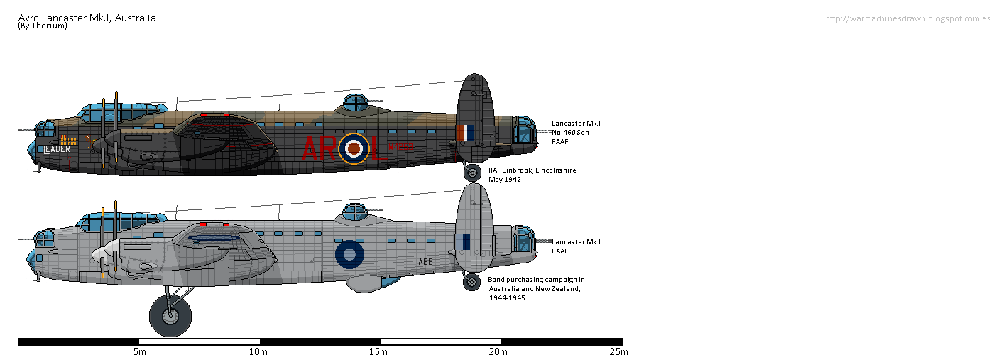 War Machines Drawn: Avro Lancaster Mk.I - Australian Users