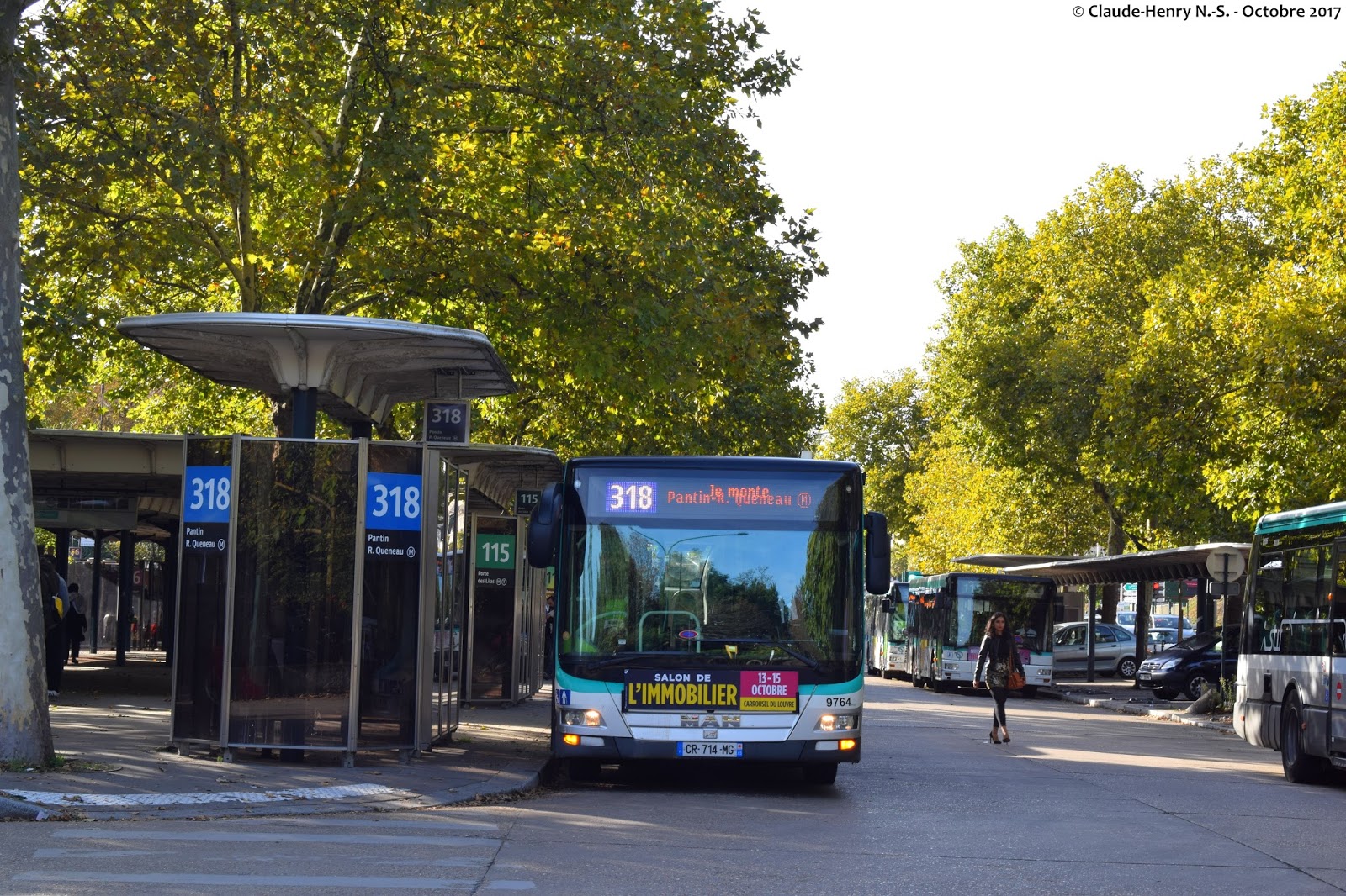 [RATP] La ligne de bus RATP 318 (Les Lilas) se convertit elle-aussi à l ...