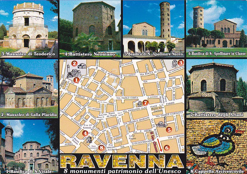 My UNESCO World Heritage Postcards: Italy - Early Christian Monuments ...