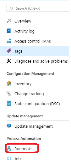 Azure Runbook to control D365FO Azure VM