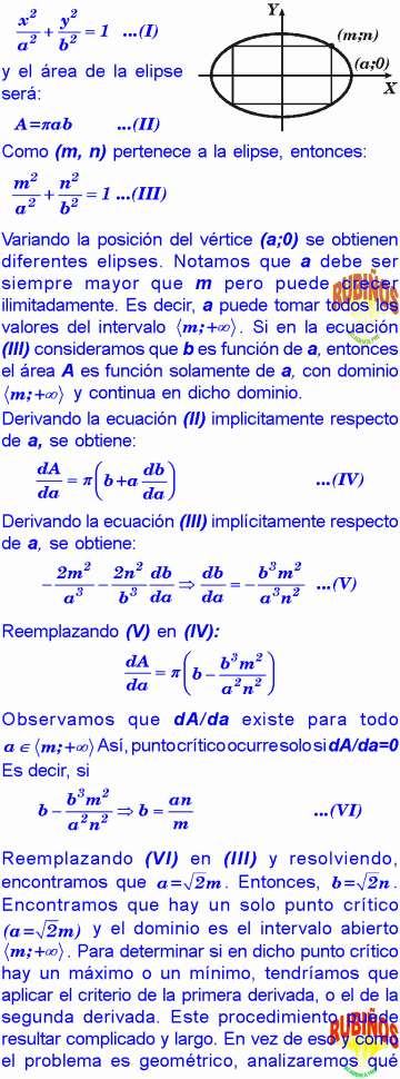 APLICACIONES DE LAS DERIVADAS EJERCICIOS RESUELTOS DE CÁLCULO Y ANÁLISIS MATEMÁTICO PDF