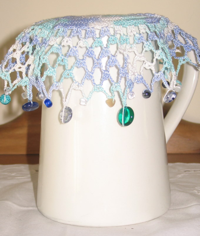 beside the beck: Hand-Crocheted Jug Covers