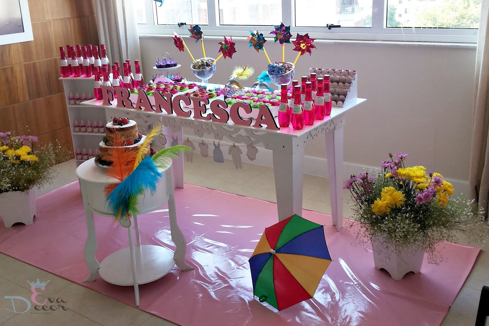 EVA DECOR: Decoração Bailinho de Carnaval - Chá de bebê