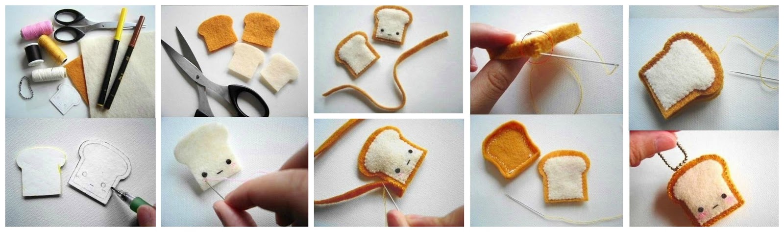 de Iaies?!: DIY: Felt Toast Key Holder