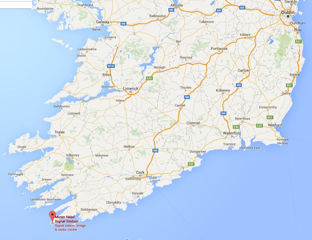 Vick and Jennifer's Travels: Mizen Head of County Cork, Ireland