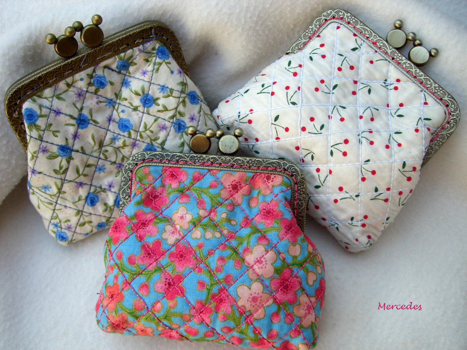 El blog de Mercedes: MONEDEROS "VINTAGE" / "VINTAGE" PURSES