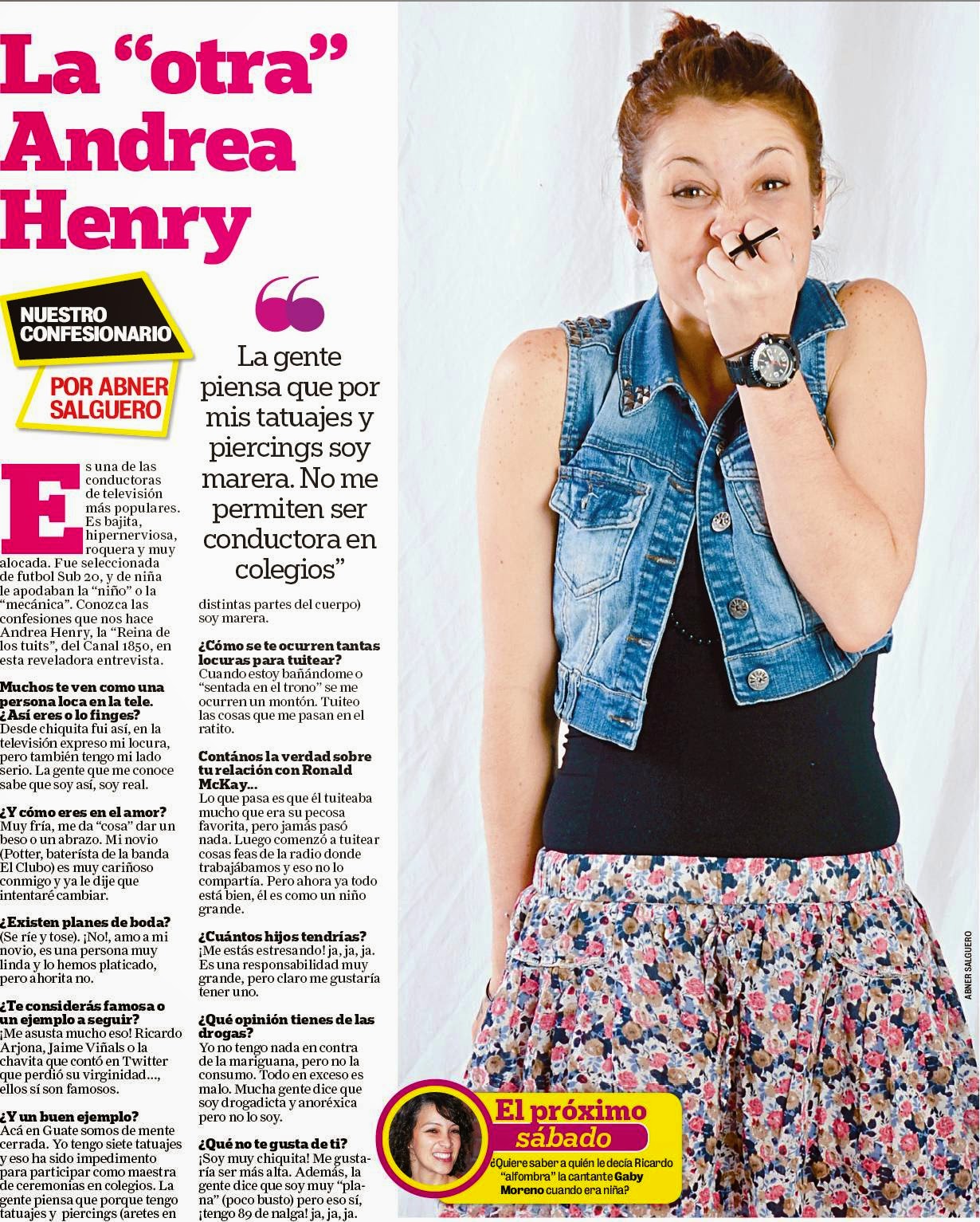 Biografías Guatemaltecas: Andrea Henry