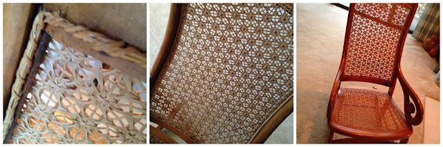 Primitive Virginia Roots: Chair caning