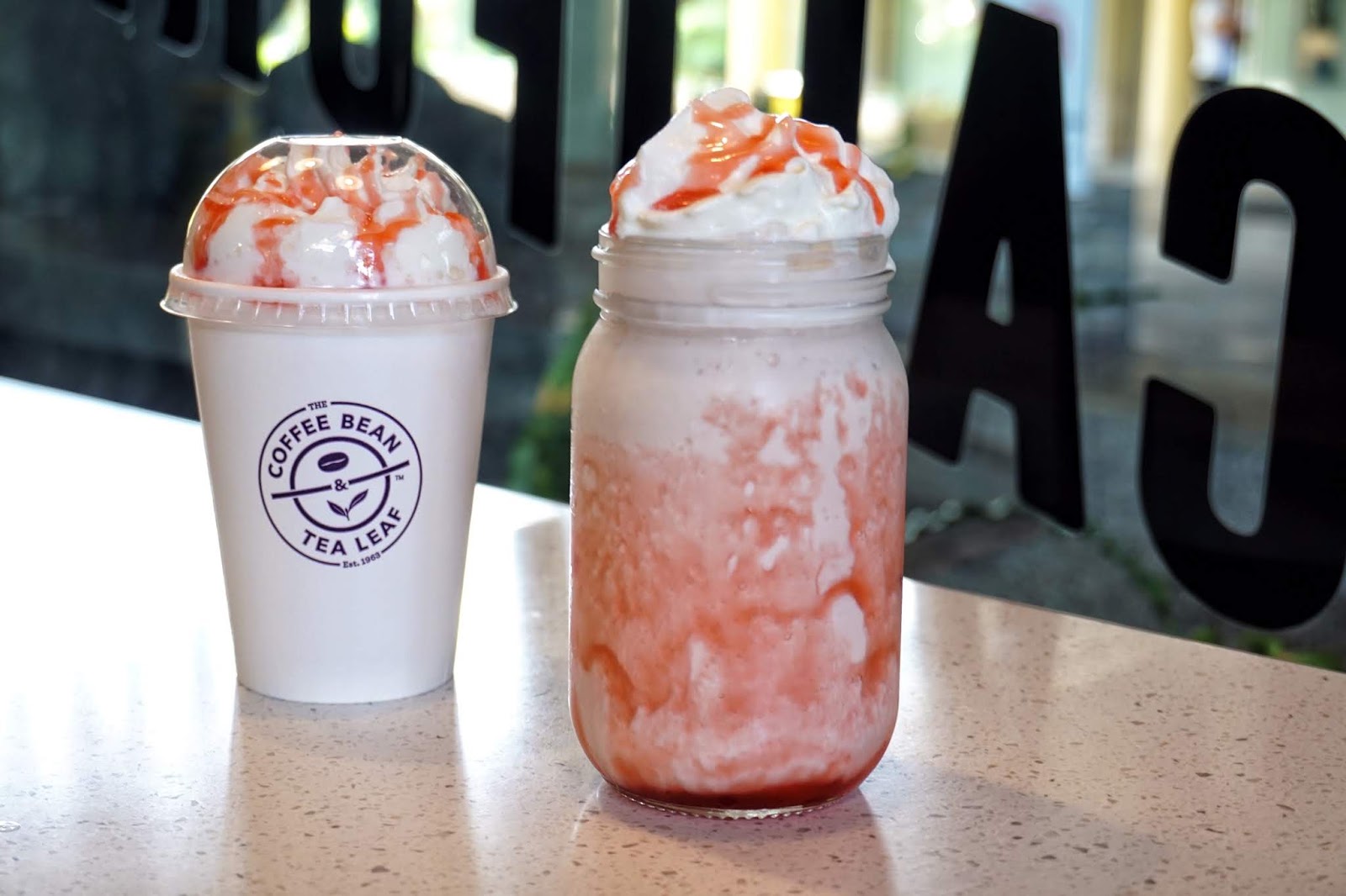 What Mary Loves: First Sip: Coffee Bean & Tea Leaf's Pink Guava