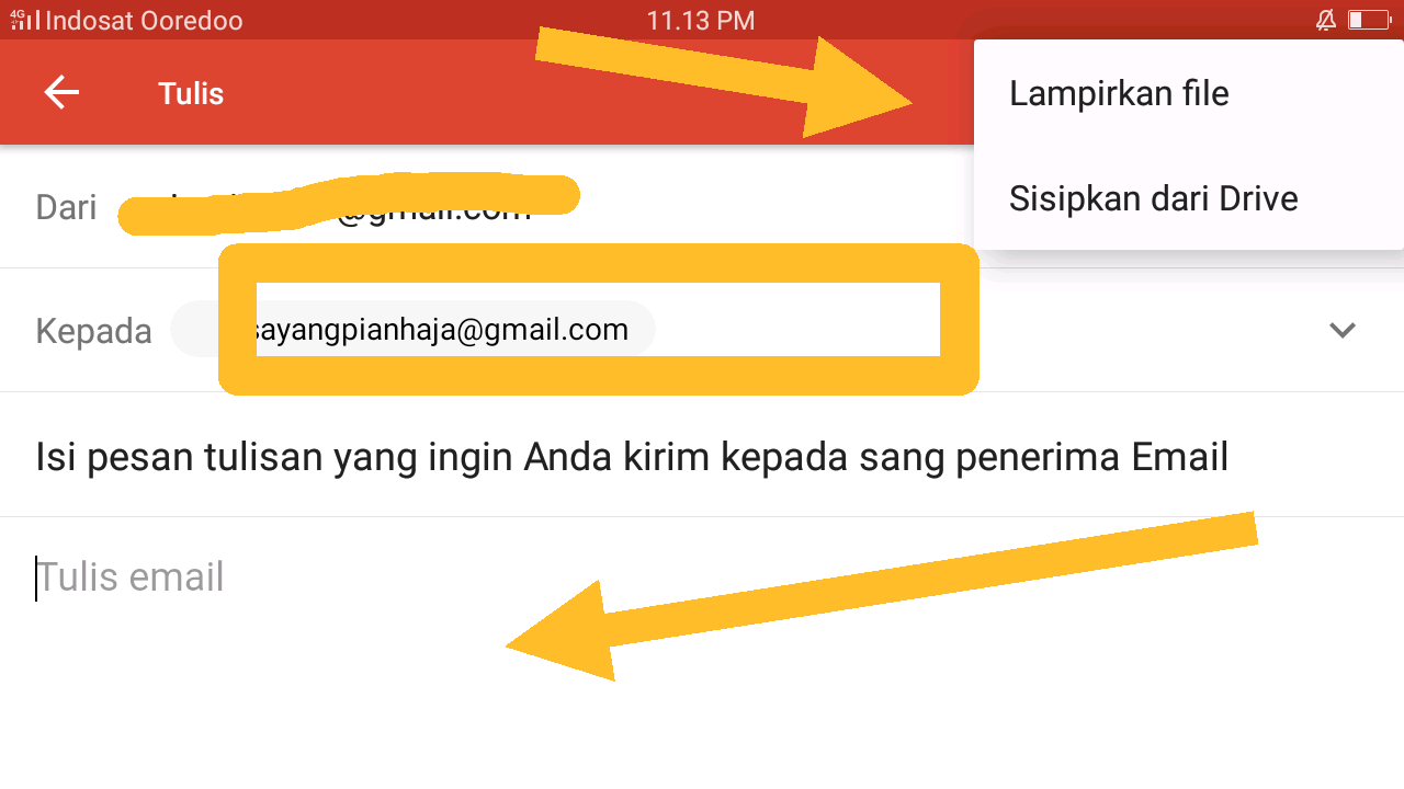 Cara Mudah Mengirim Foto Menggunakan Email Lewat Smartphone | Rian Seo