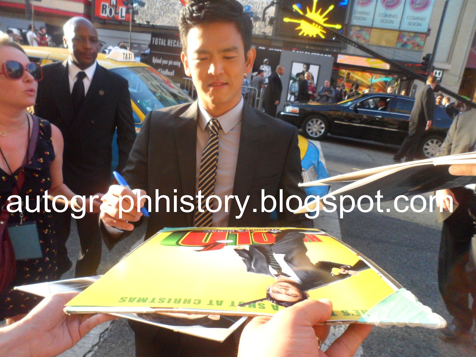 Will The Autograph Guy: Total Recall Premiere w Colin Farrell, Kate ...