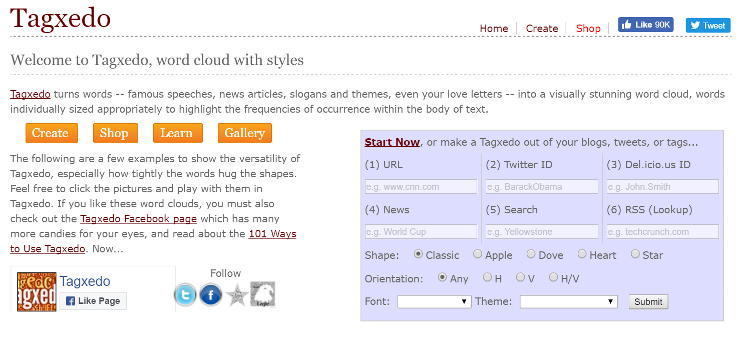Cosmic Panda: Create your own word clouds