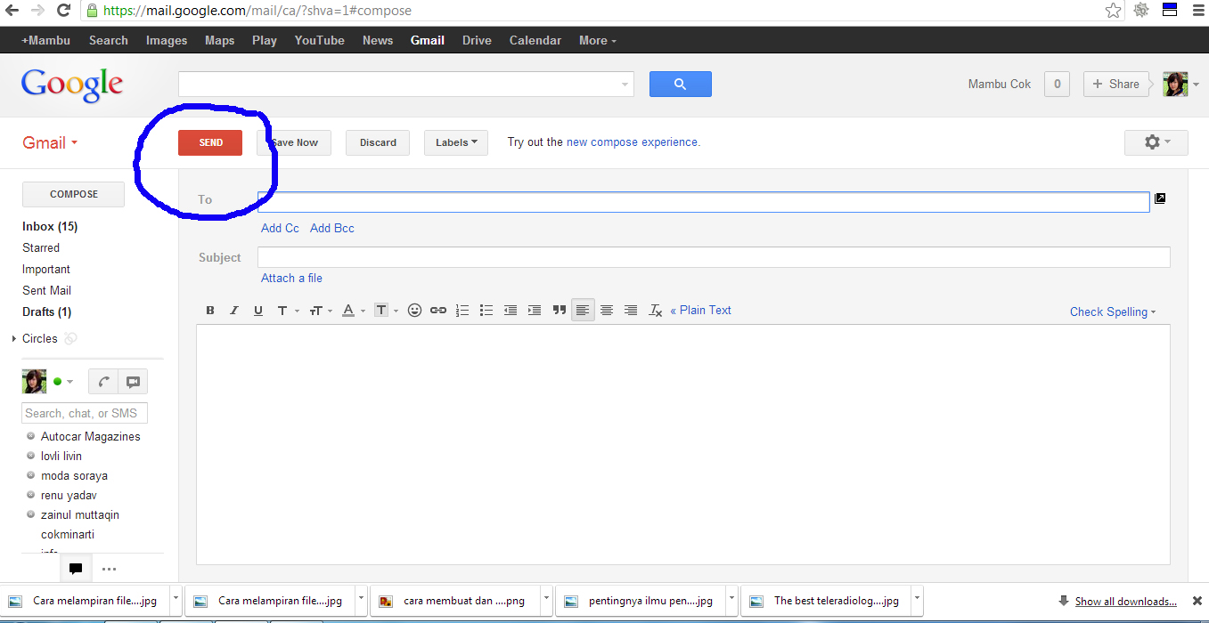 JUST A SIMPLE BLOG: cara membuat dan mengirim pesan email menggunakan Gmail