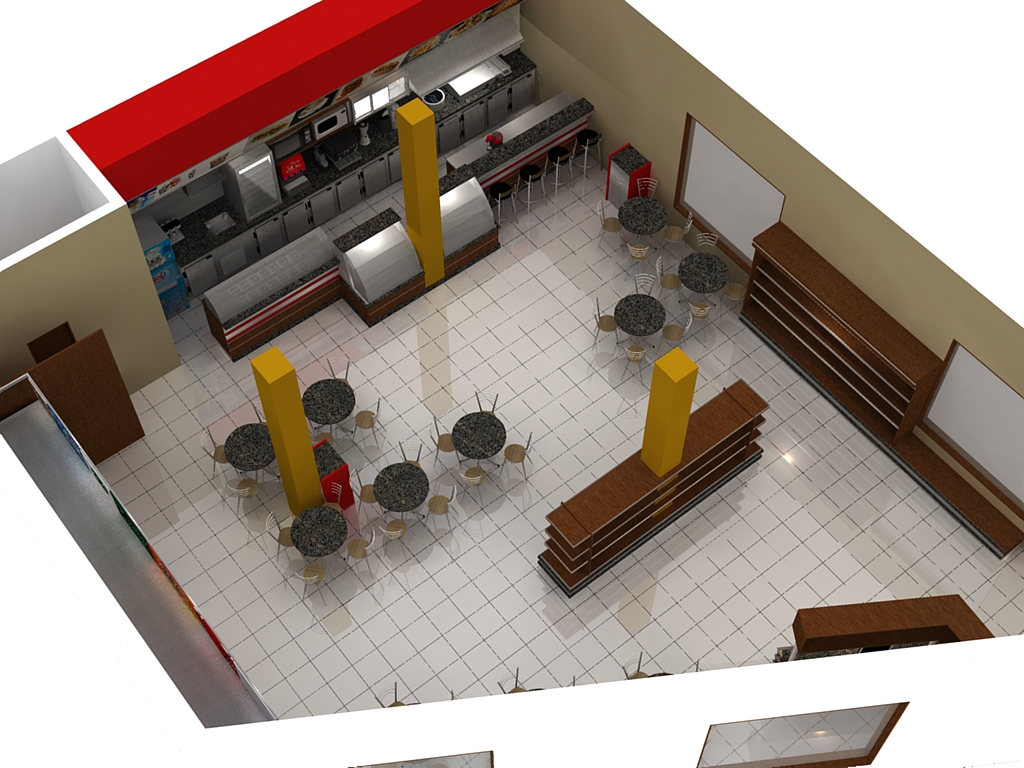 Simas Instalações Comerciais: Fast Food