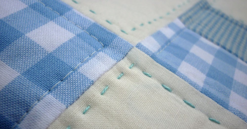 Mack and Mabel: Easy Four Patch Baby quilt