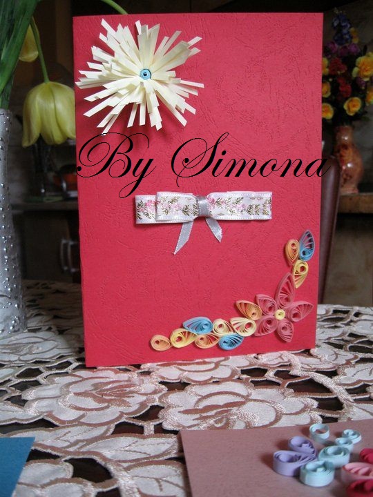 Felicitari si Tablouri Quilling: Primele creaţii quilling