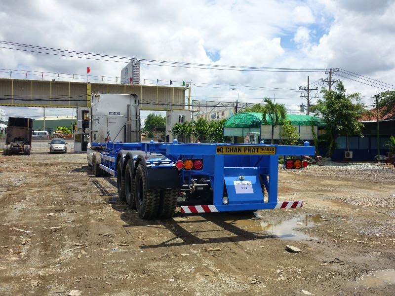 SƠ MI RƠ MOOC 40 FEET 03 TRỤC | Đại Hưng Container