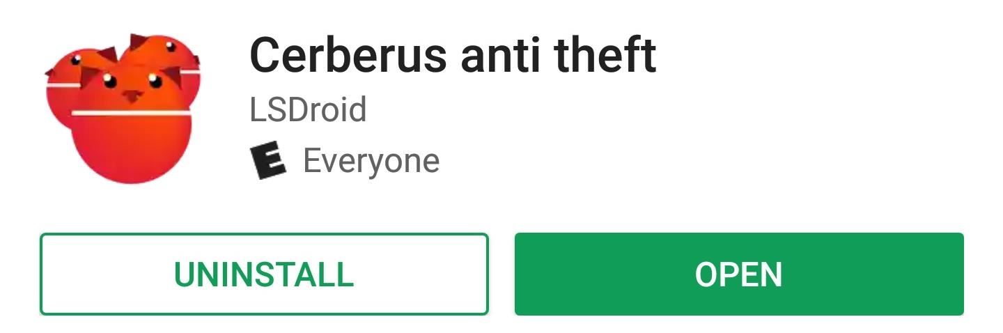 Anti-theft app Cerberus falls foul of Google’s tracking guidelines