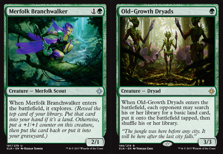 Magic the Gathering Adventures: Ixalan Set Review: Green