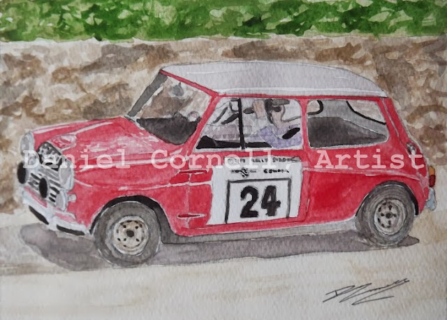 Daniel Cornell, Artist: Classic Mini Rally Car